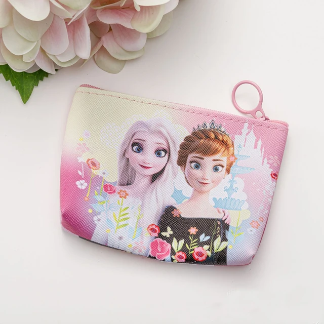 Disney Mickey Minnie Wallet Frozen Princess Anna Elsa Coin Purse ...