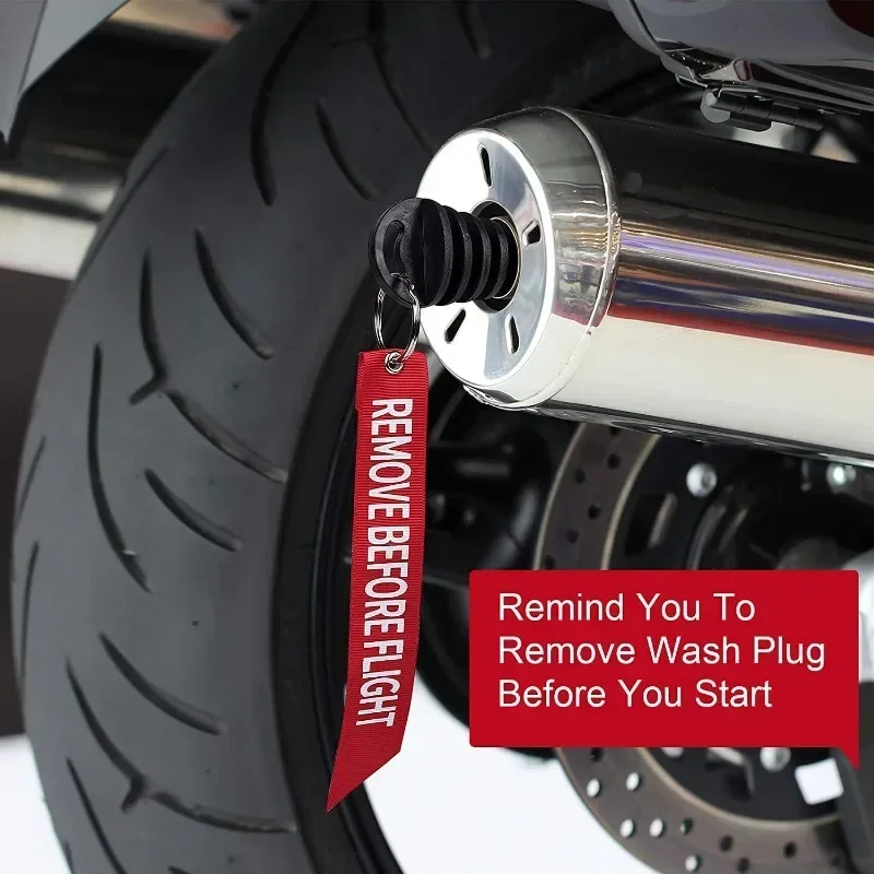 Motorcycle-Exhaust-Pipe-Plug-Rubber-Muffler-Air-Bleeder-Plug-Motocross ...