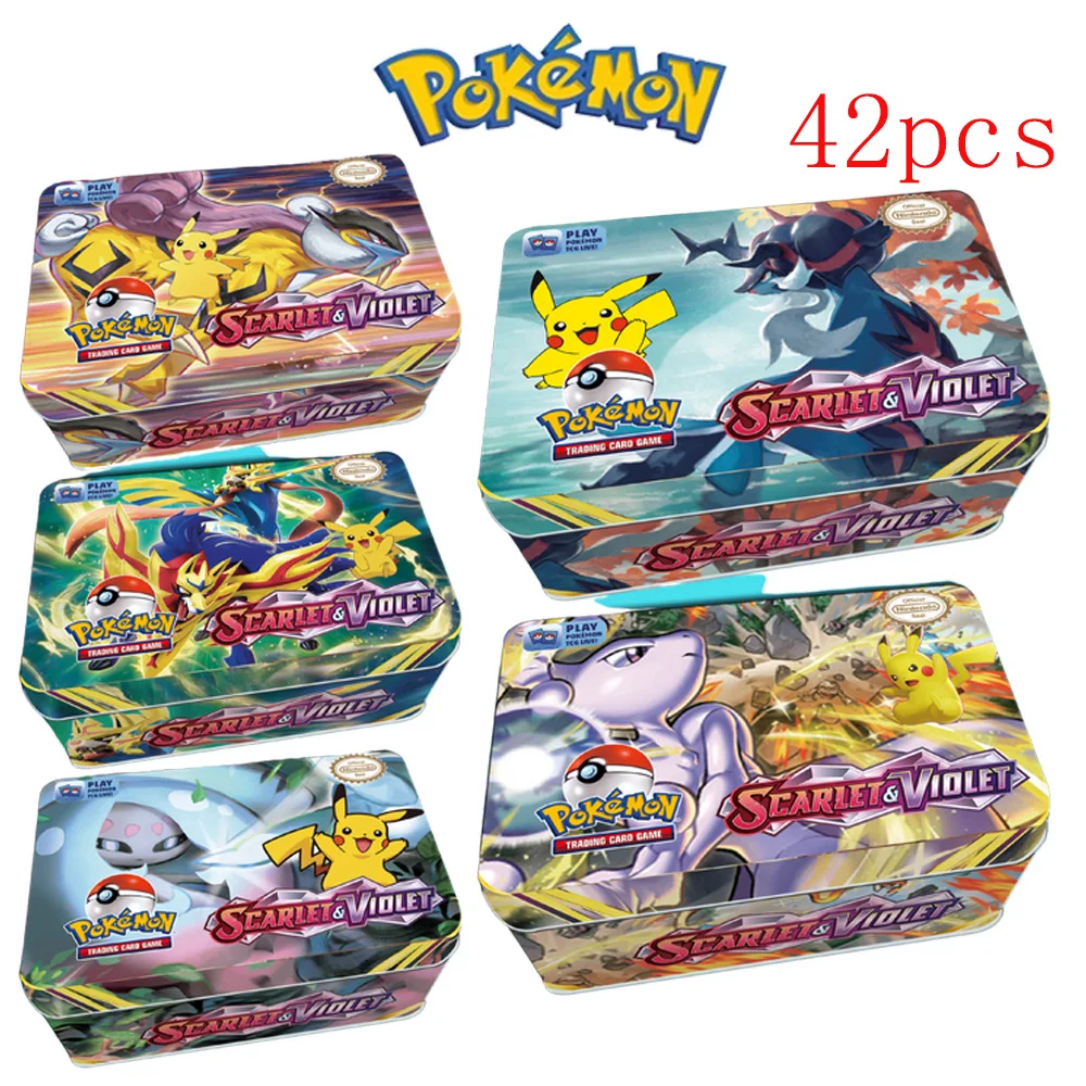 New-CROWN-ZENITH-Pokemon-cards-Iron-Box-42-Card-Battle-Game-Hobby ...