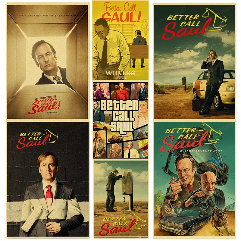 Classic-Movie-Posters-Better-Call-Saul-Poster-Retro-Wall-Art-Room-Decor ...