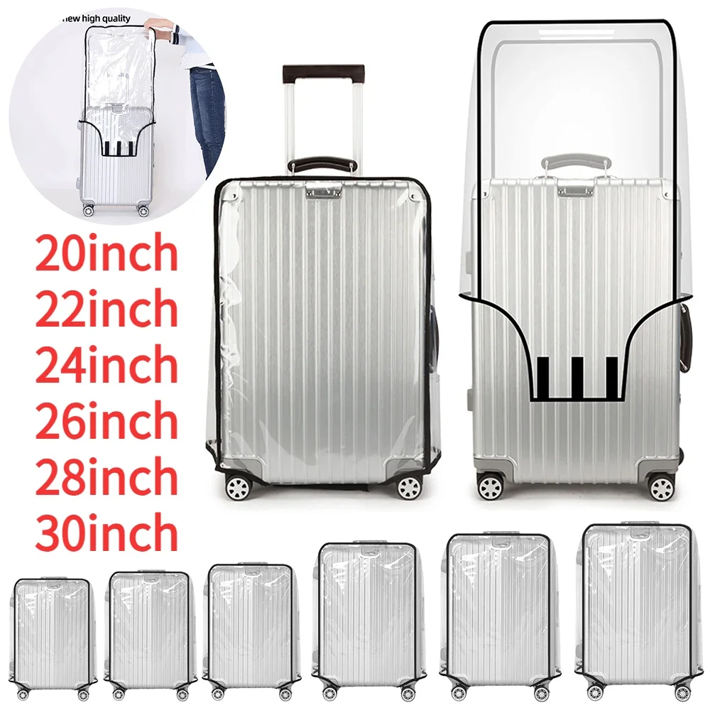 20-30inch-Suitcase-Cover-Protector-Transparent-Luggage-Protector ...