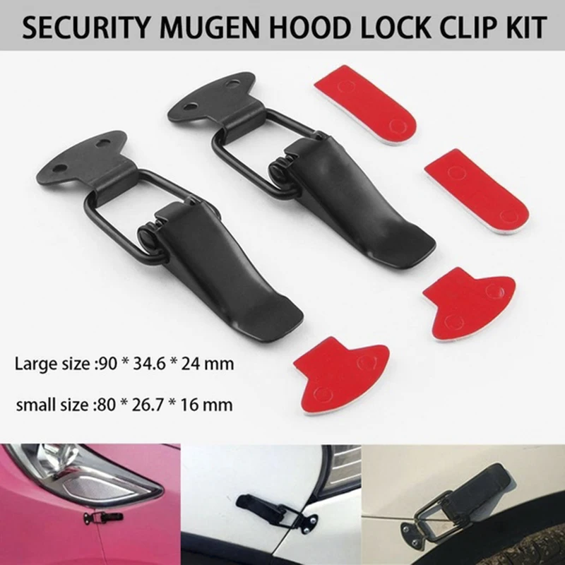 2-Pcs-Universal-Fastener-Clip-Security-Hook-Lock-Clip-Durable-Bumper ...