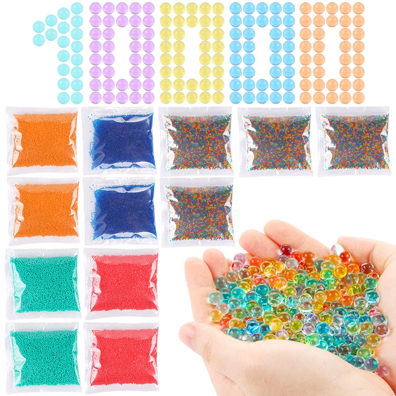 10000pcs-bag-7-8mm-Gel-Balls-Crystal-Water-Balls-Hydrogel-Polymer-Beads ...
