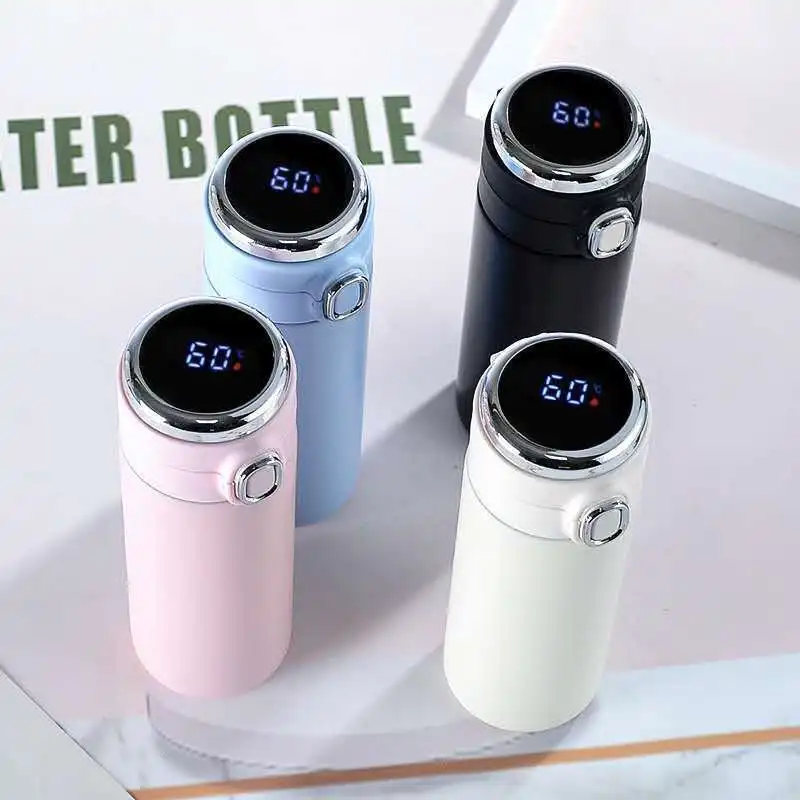 420ml Smart Digital Thermos Cup Keep Cold And Heat Thermal Water Bottle ...