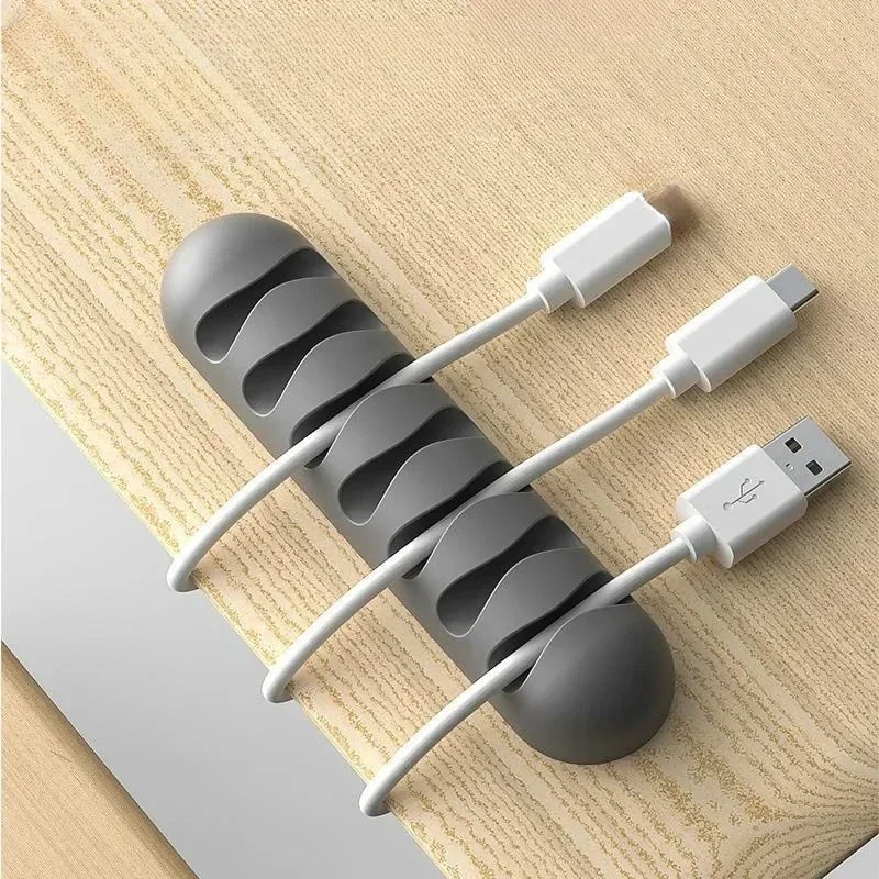 Smart-Cable-Holder-Silicone-Flexible-Cable-Winder-Wire-Organizer-Holder ...