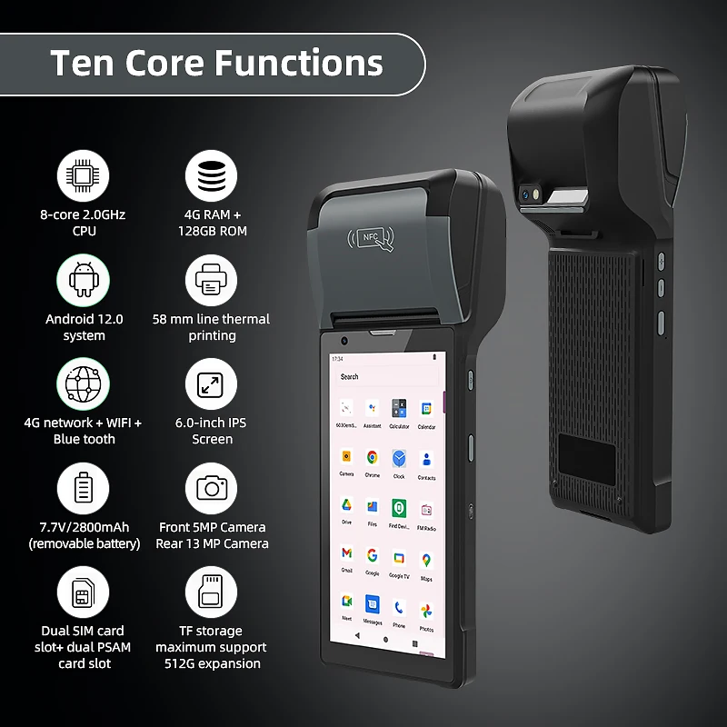 Handheld-Terminal-Android-12-0-PDA-Build-In-58MM-Receipt-Label-Printer ...