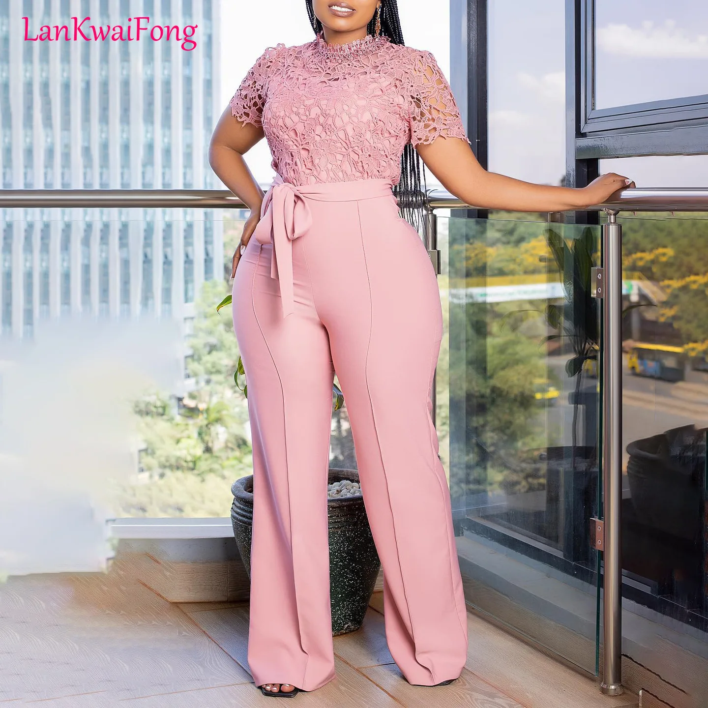 LKF-Macac-o-feminino-de-costura-oca-de-renda-al-as-de-manga-curta-macac ...