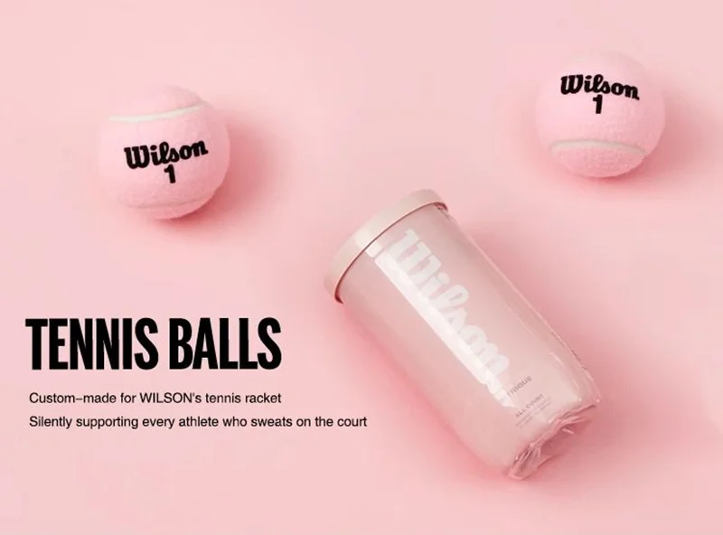 Pink Wilson Tennis Ball High Quality Professional Pink Padel Tennis