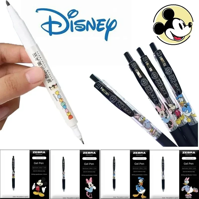 Disney-Mickey-Mouse-Cartoon-Pen-Gel-Pens-0-5mm-Black-Ink-Pen-Double ...