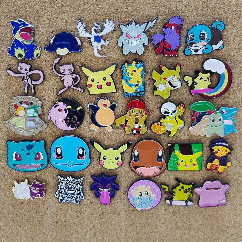 1-Pokemon-Anime-Hard-Enamel-Pin-Pikachu-Bulbasaur-Lapel-Pins-for ...