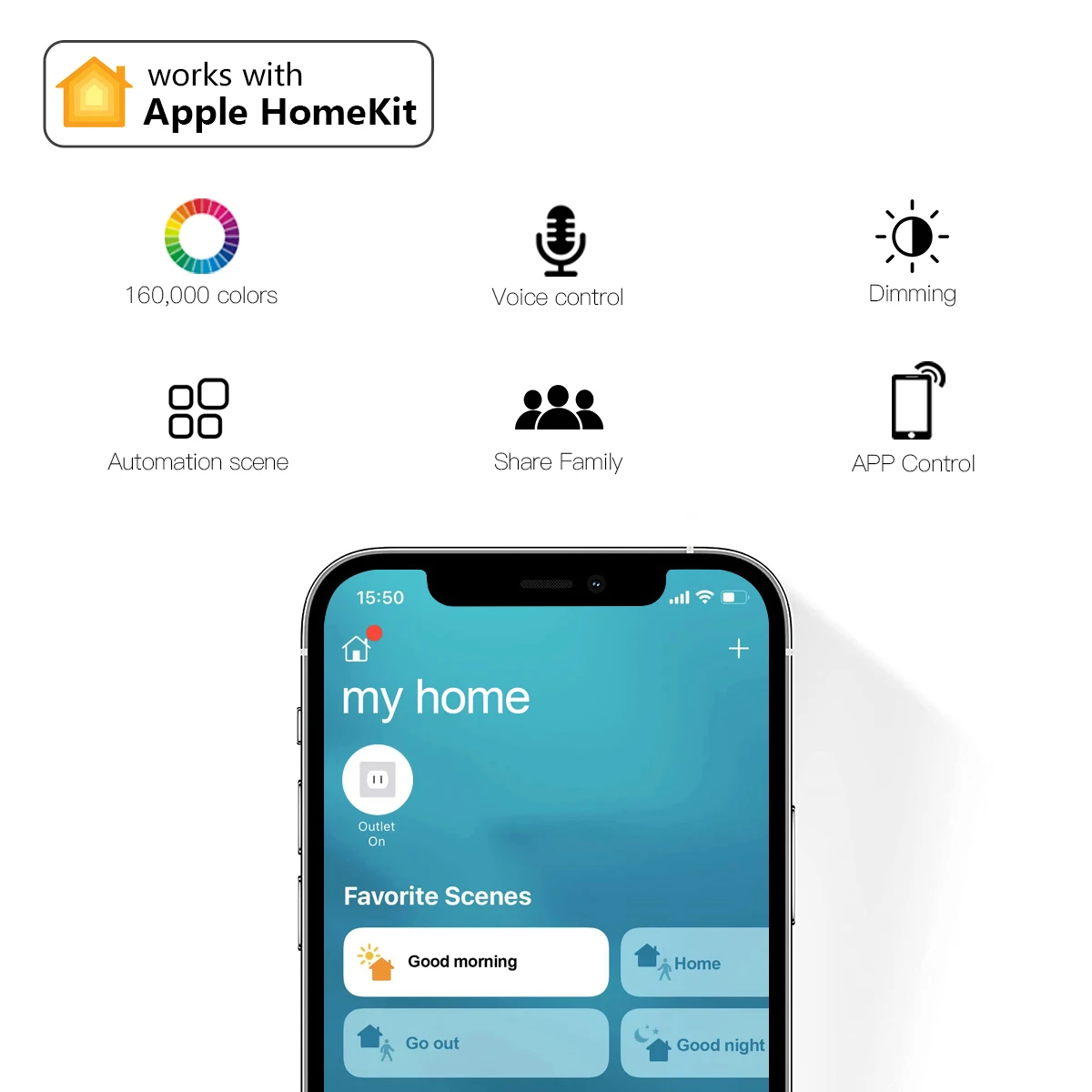 Смарт-розетка с Wi-Fi, 16 А, для Apple Homekit | AliExpress