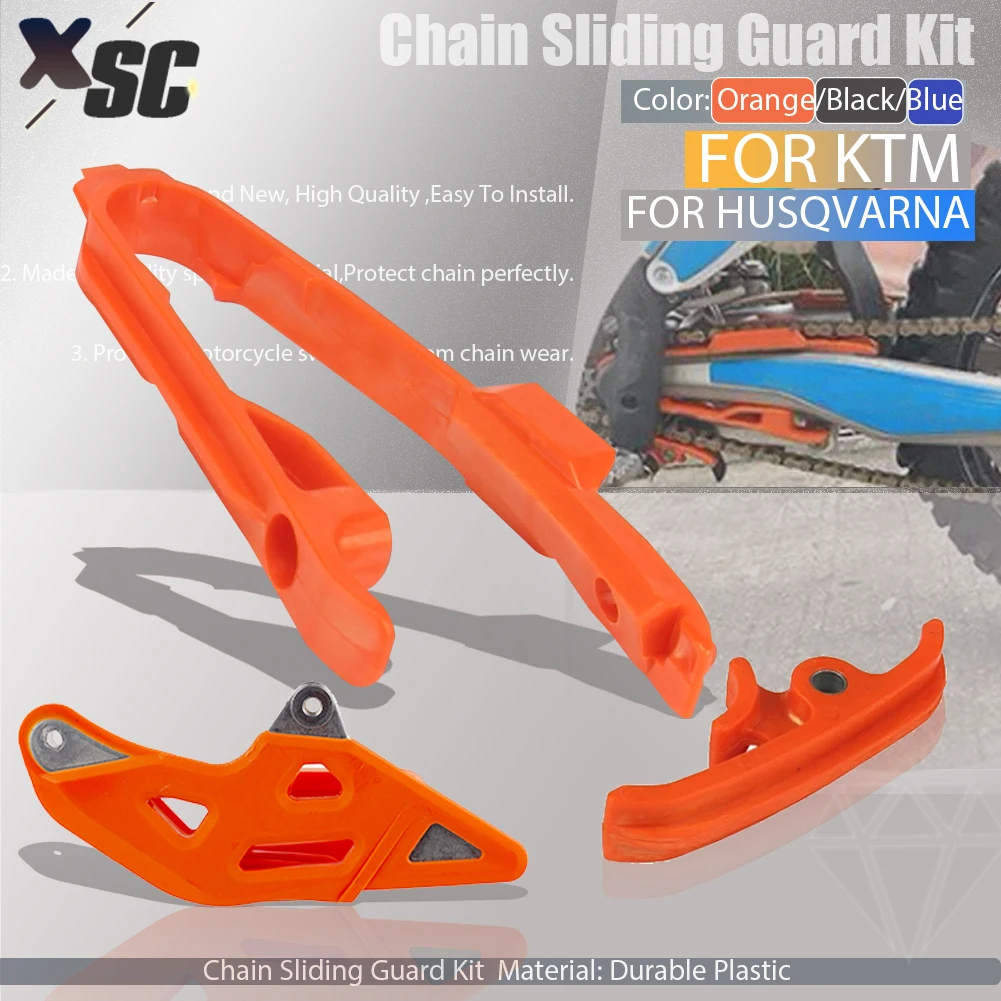 Motorcycle-Swingarm-Chain-Slider-Kit-Chain-Guard-Guide-Kit-For-KTM-SXF ...