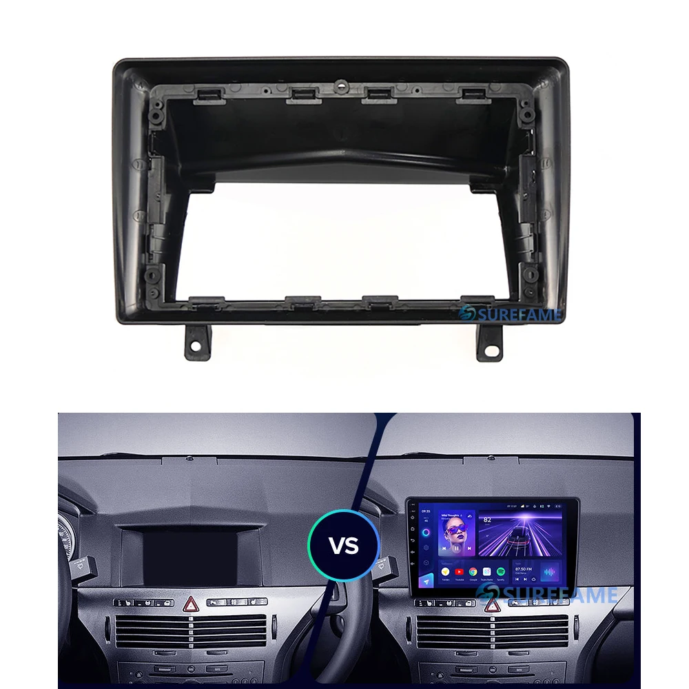 9 inch Car Fascia Radio Panel for OPEL Astra (H) 2004-2014 Dash Kit ...