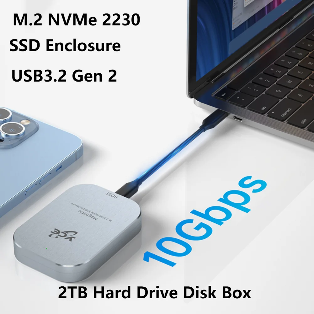 External-Hard-Drive-Enclusure-USB-3-2-Gen-2-10Gbps-2TB-Hard-Drive-Disk ...