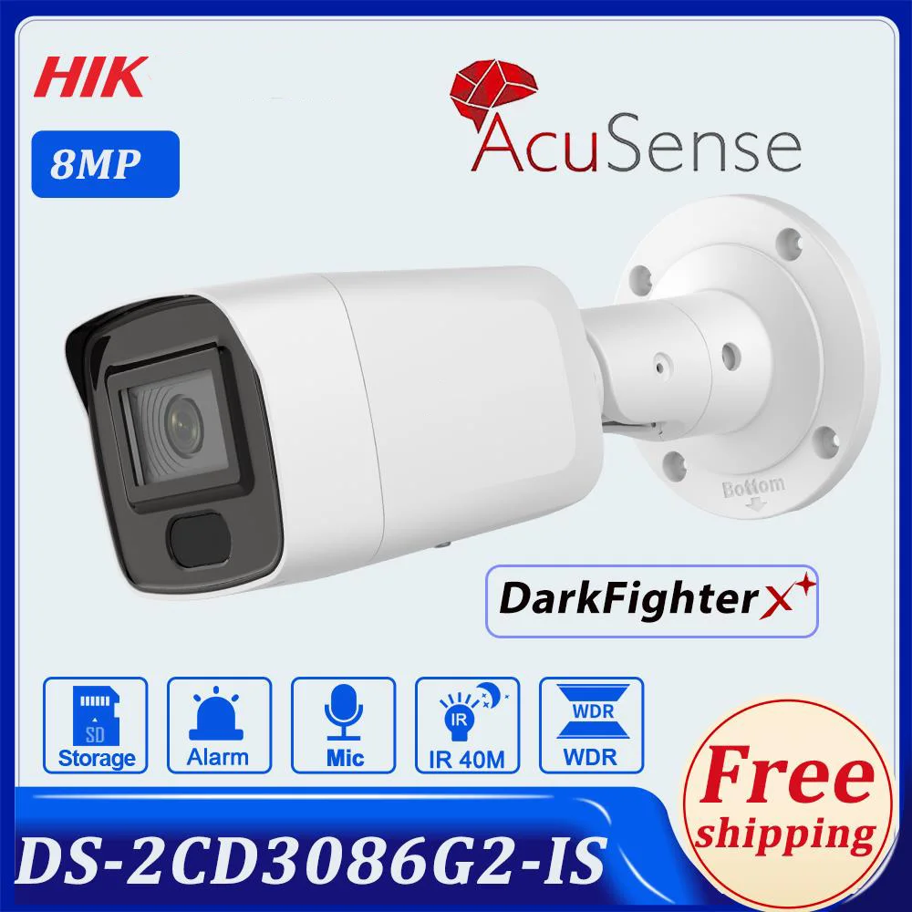 Hikvision-AcuSense-8MP-Fixed-Bullet-Network-Camera-DS-2CD3086G2-IS ...