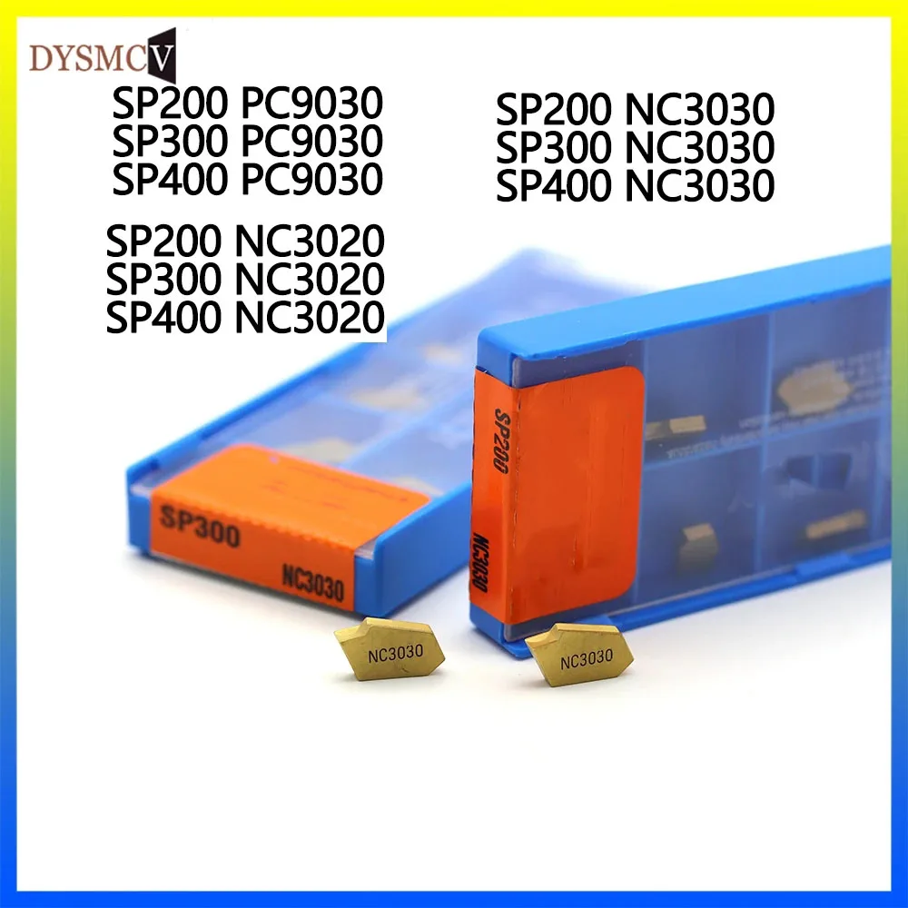 SP200 SP300 SP400 PC9030 NC3020 NC3030 Grooving Carbide Inserts lathe ...