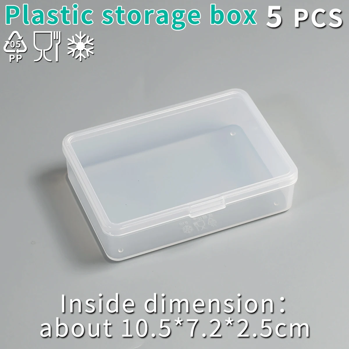 Small-storage-box-transparent-mini-box-desktop-mini-transparent-plastic ...