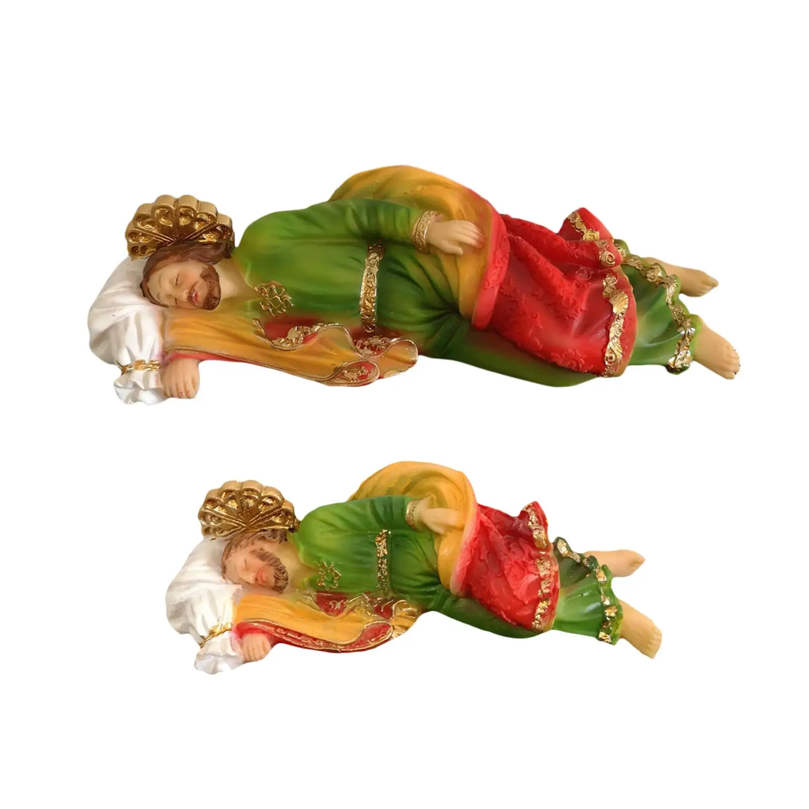 Sleeping-Joseph-Statue-Tabletop-Display-Religious-Artwork-Ornament ...