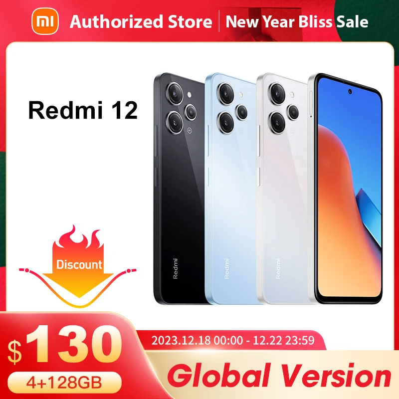 Xiaomi-Redmi-12-Vers-o-Global-AI-Triple-Camera-MTK-Helio-G88 ...