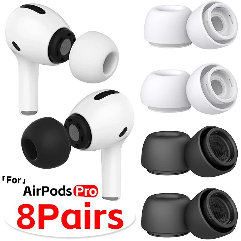 Soft-Silicone-Ear-Tips-for-Airpods-Pro-1-2-Protective-Earbuds-Cover ...