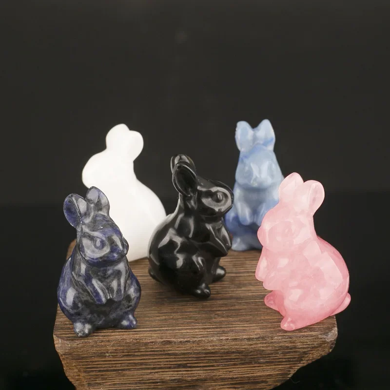 1-5-Inch-Natural-Crystal-Rabbit-Decoration-Cartoon-Rabbit-Jade-Carving ...