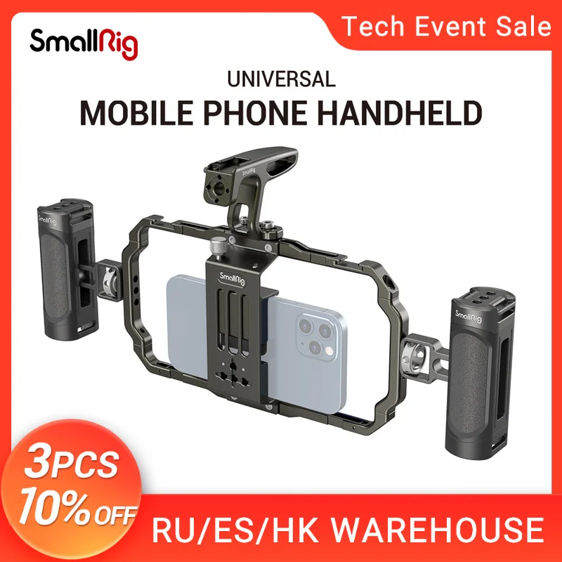 SmallRig Universal Mobile Phone handle handgrip Handheld For Iphone 13 ...