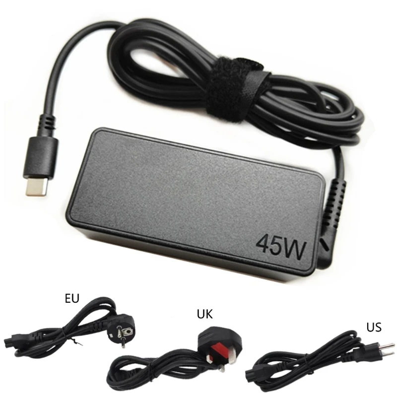 Laptop-Power-Supply-AC-Adapter-Type-C-USB-C-Power-Charger-45W-5V-9V-12V ...