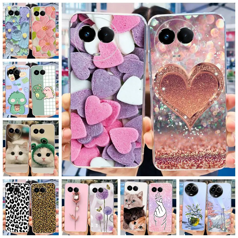 Funda-de-silicona-transparente-para-Realme-carcasa-de-TPU-suave-para ...