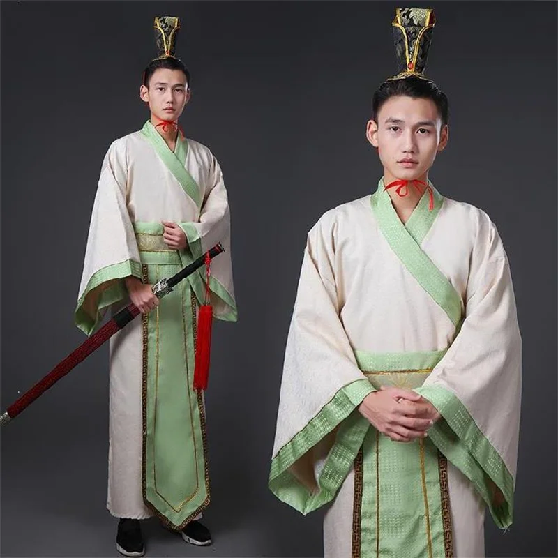 Ancient-Chinese-Hanfu-Men-Traditional-National-Dance-Costume-Han ...