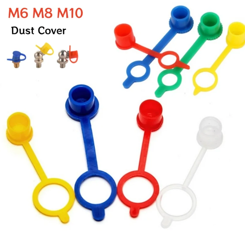 50/100pcs Grease Fitting Caps Plastic Dust Cover For M6 M8 M10 Metric ...