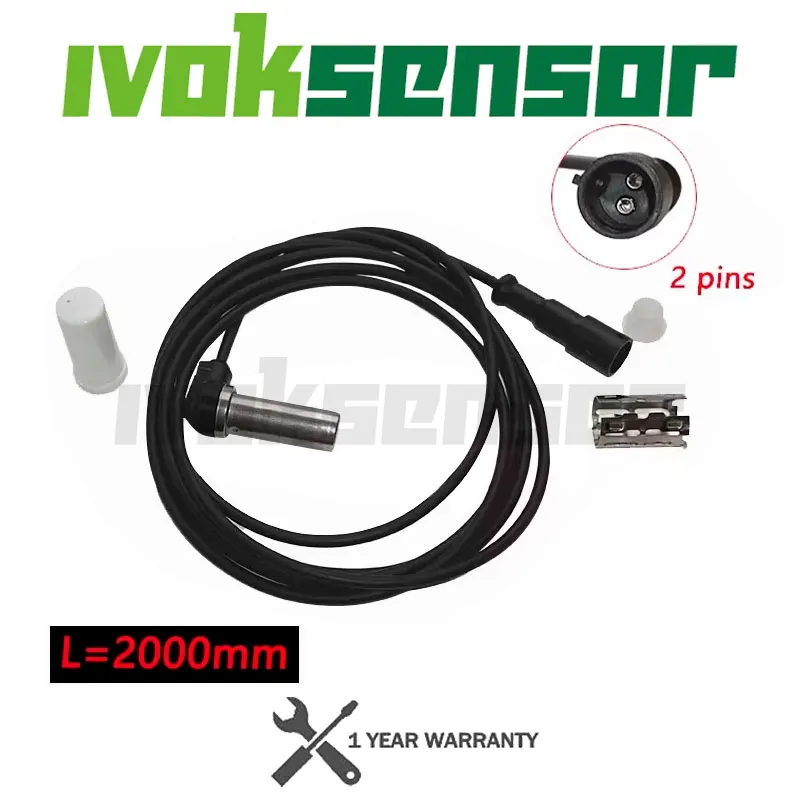 ABS Sensor L=2000mm For RENAULT 5010422334 MAN 1448618 DAF 1505215 ...