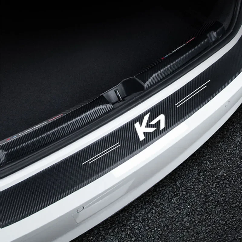 Светящаяся защитная пластина на порог автомобиля, наклейки на порог ...