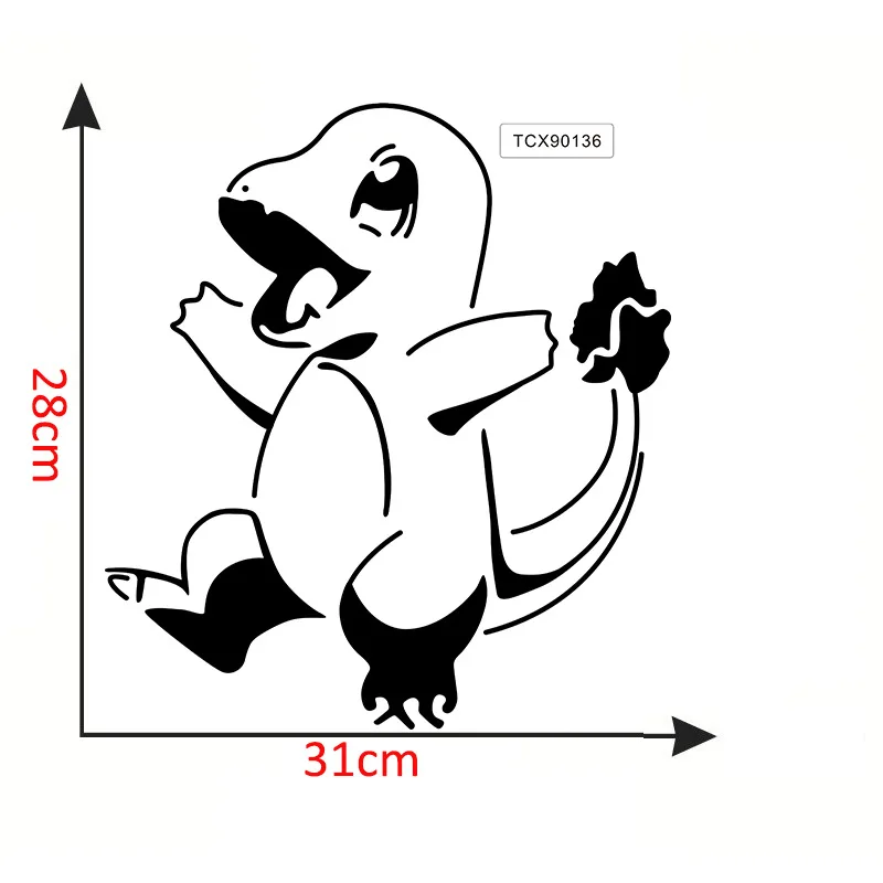 Charmander Stencil