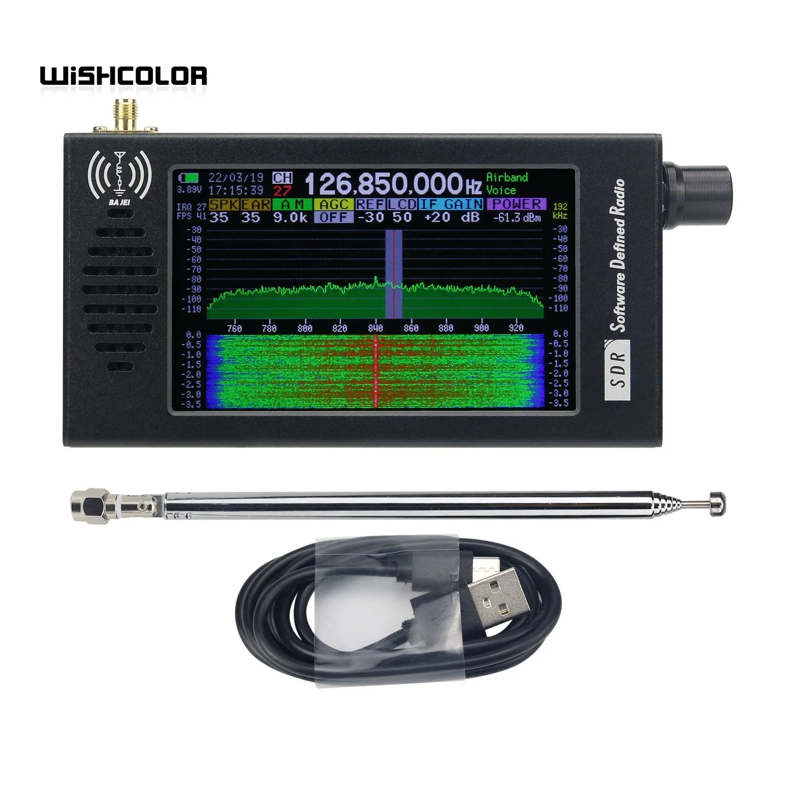 Wishcolor-Software-Defined-Radio-SDR-Radio-Receiver-DSP-Digital ...