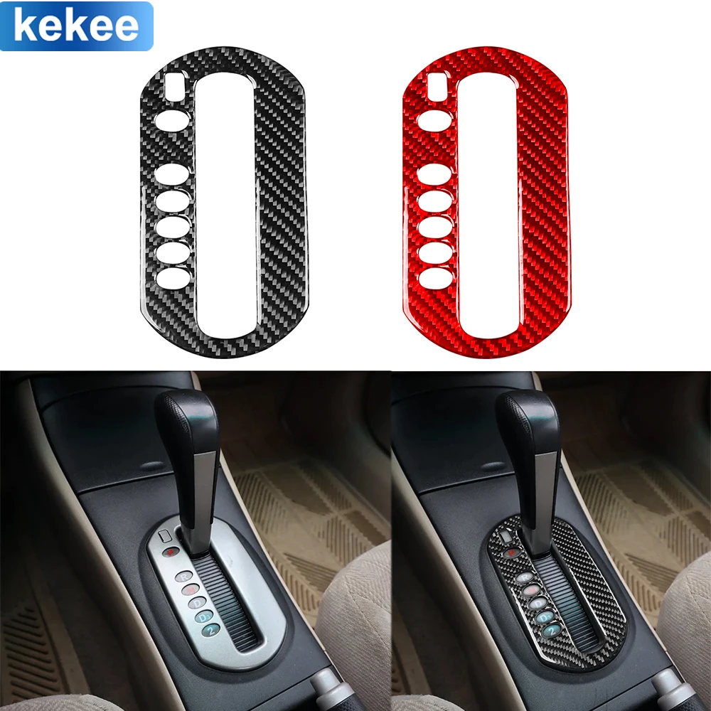 For-Honda-Civic-2001-2002-2003-2005-Gear-Shift-Panel-Trim-Cover-Real ...