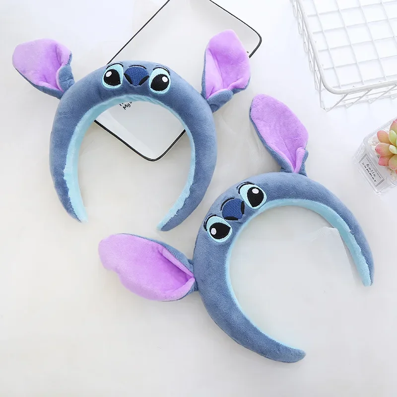 MINISO-Cute-Kawaii-Stitch-Toy-Hairband-Hair-Accessories-Headband-Stitch ...