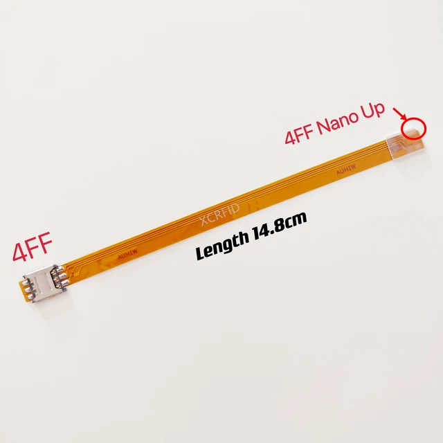 Nano 4FF Sim card Converter FPC Extension Cable to Nano 4FF Micro 3FF ...