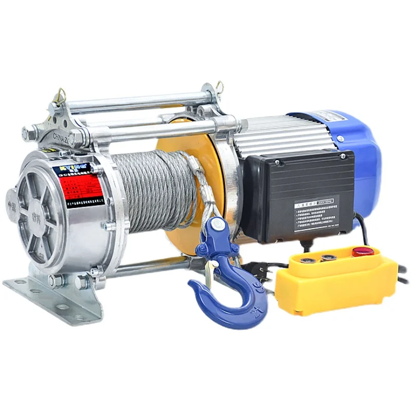 220V-hoist-winch-3-tons-household-crane-fast-electric-hoist-silent ...