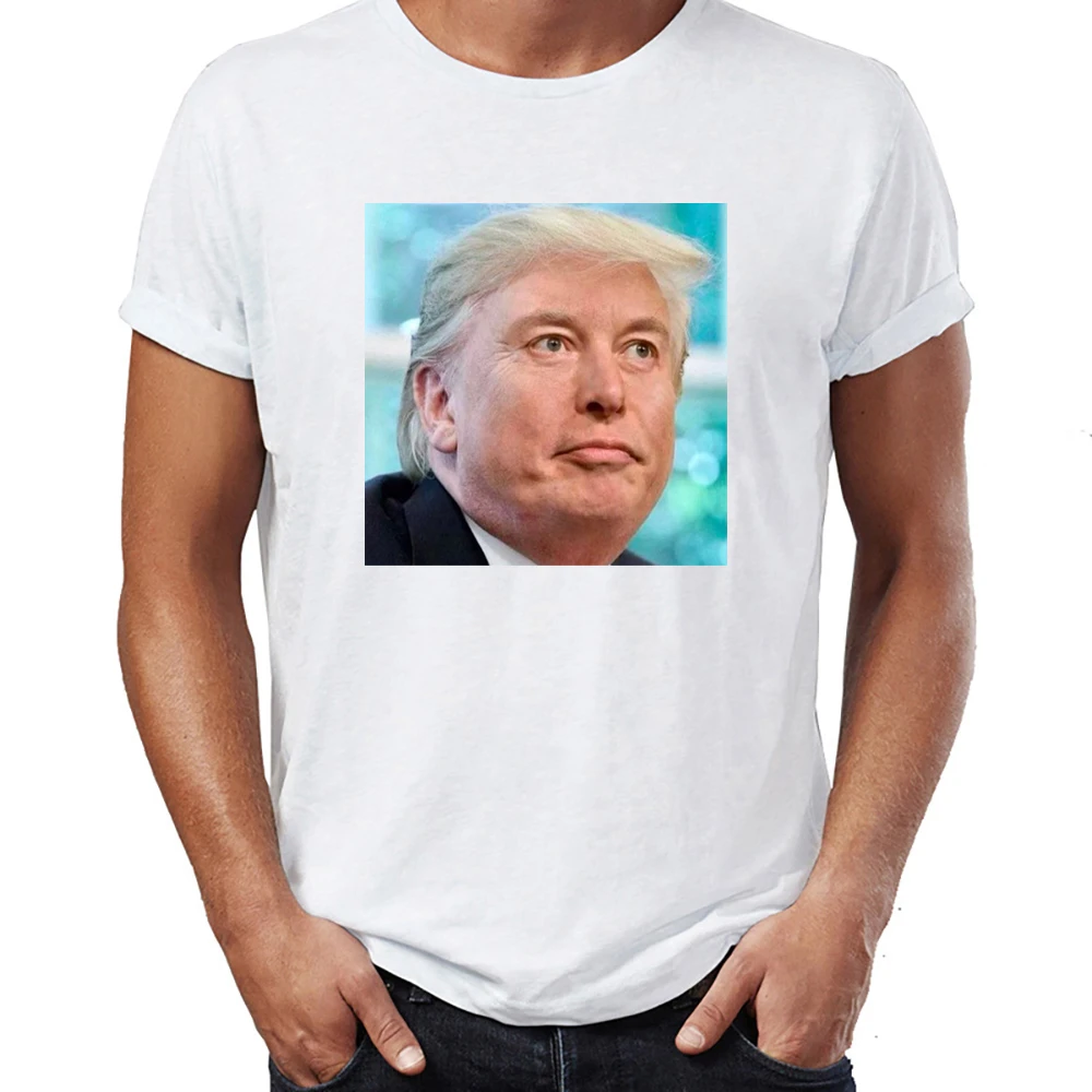Men's T Shirt Trump Elon Musk Mashup Funny Twitter Layoff Rip Twitter ...