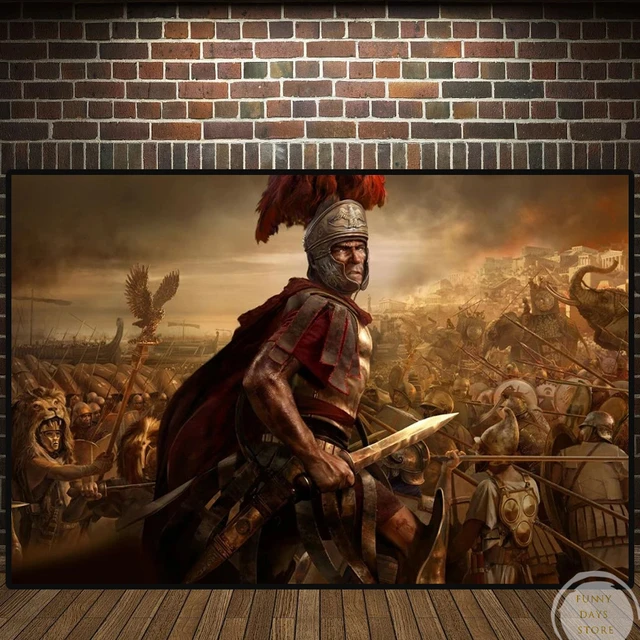 Roman Soldier Painting