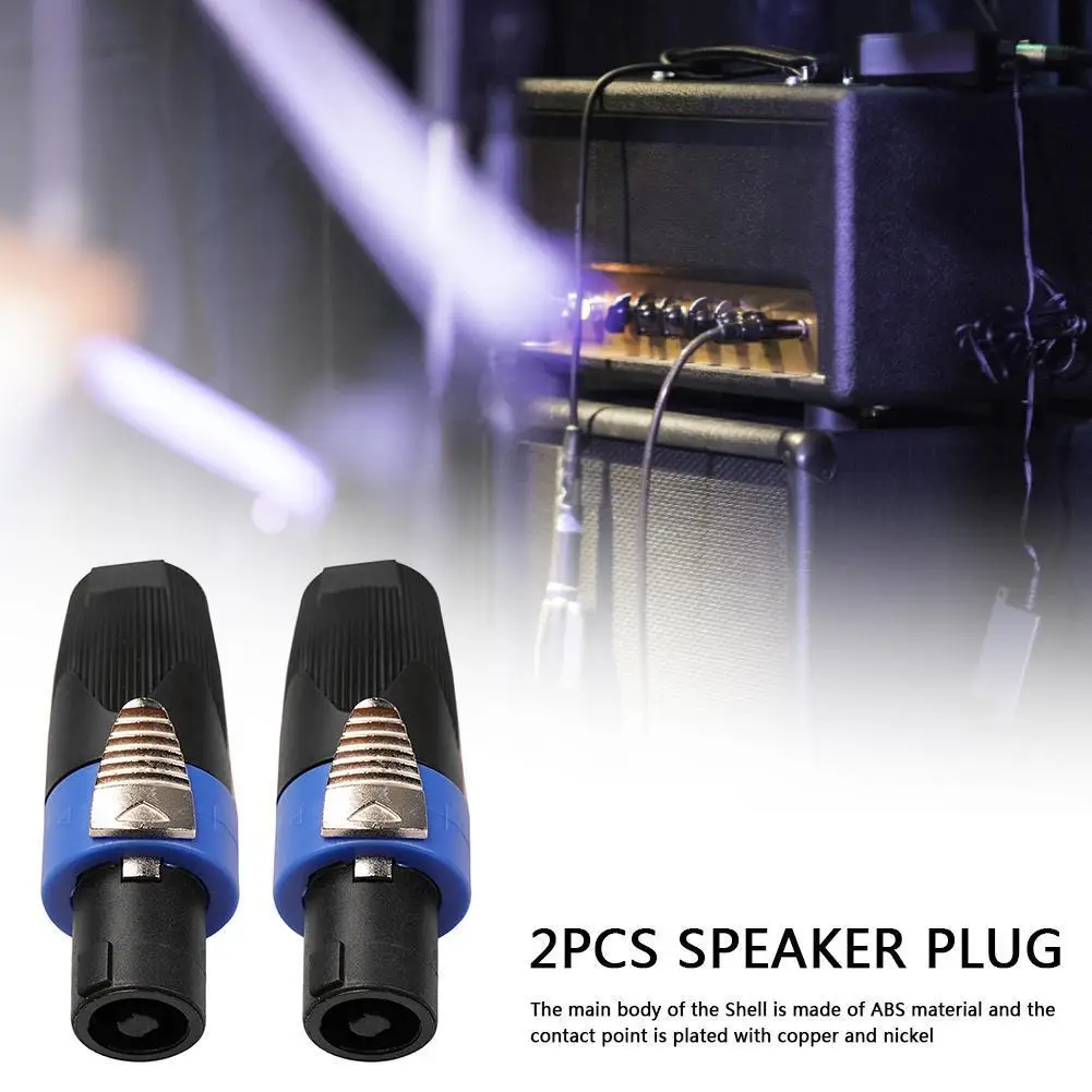 Audio-Speaker-Plug-Connectors-2-10x-4-Pole-Accessories-Outdoor-Music ...