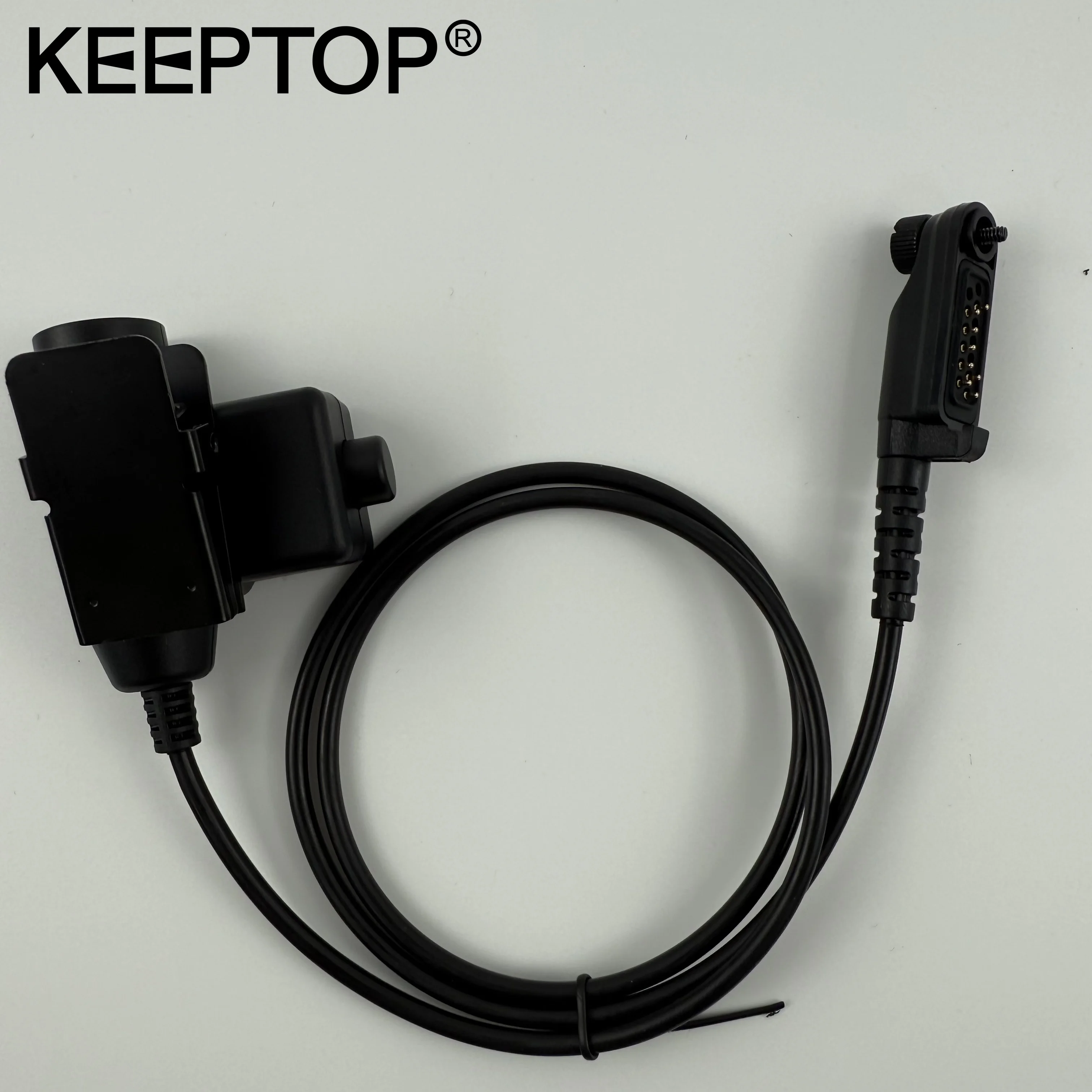 KEEPTOP Tactical U94 PTT 7.1 Cable Plug Headset Adapter for Hytera ...