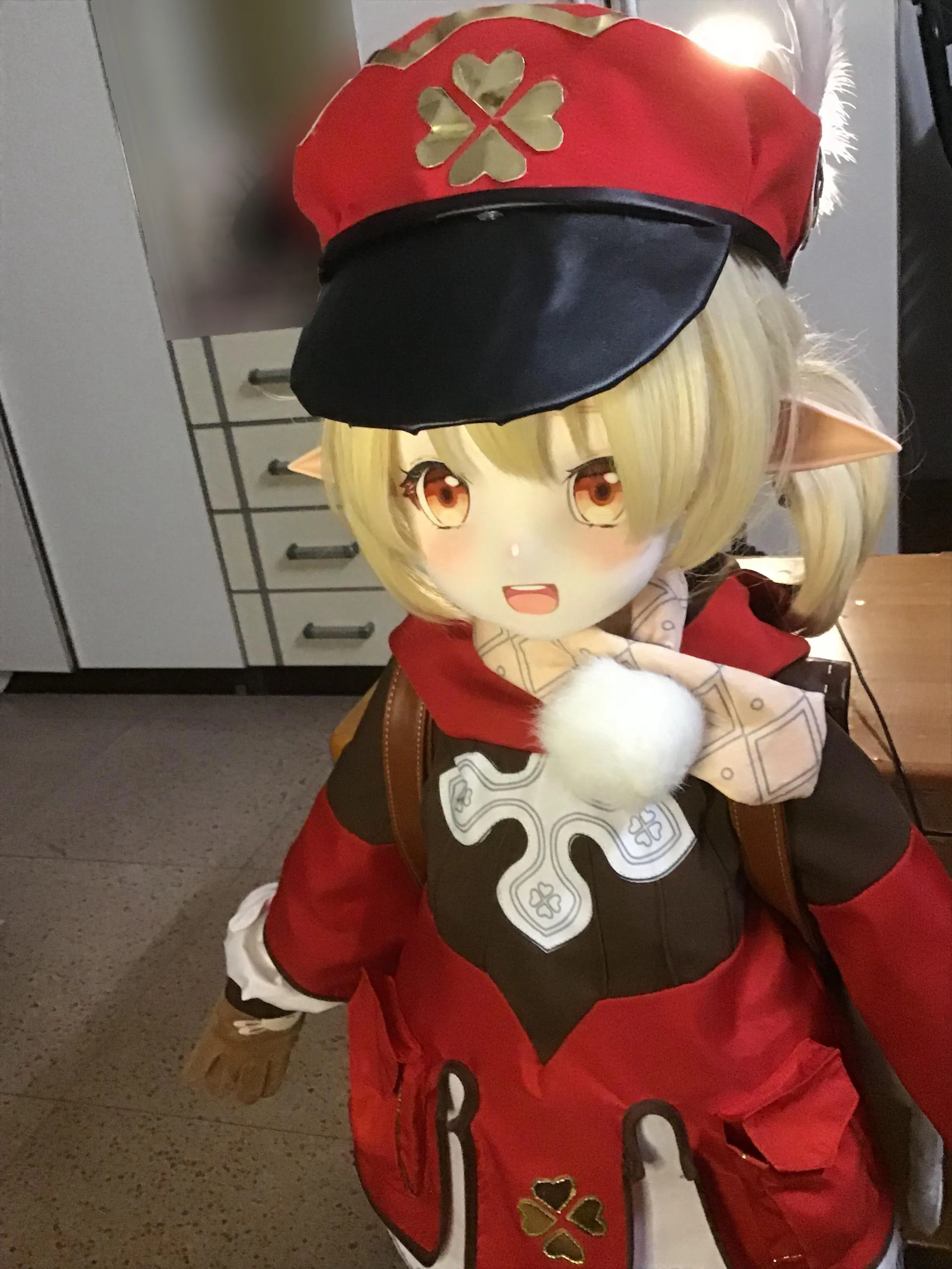 HuanChun-160CM-Happy-Doll-Customized-Japanese-Anime-Klee-Plush-Doll ...