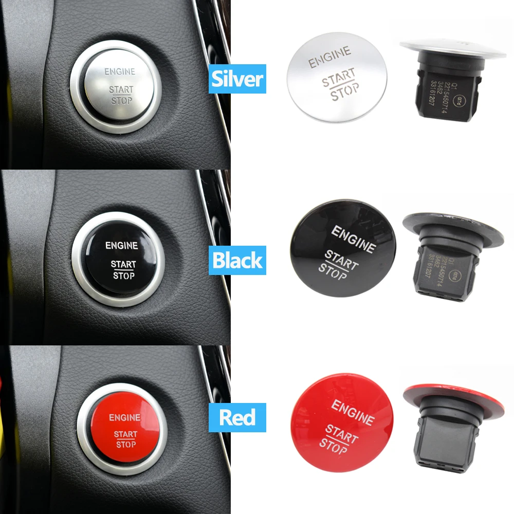 3-Colors-Car-One-click-Start-Stop-Button-Engine-Ignition-Push-Switch ...