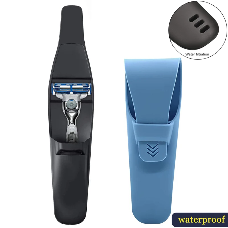 Portable Shaver Protective Case Silicone Razor Cover Travel Trip ...