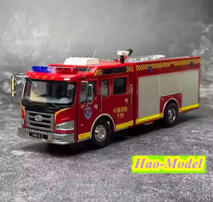 1:43 For FAW Fire truck model Alloy Diecast Metal Car model Boys Toys ...