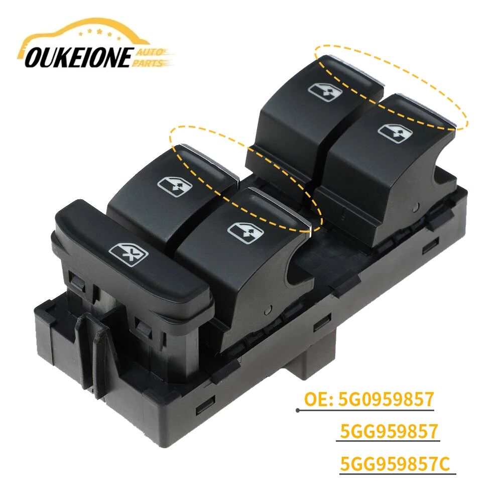 LHD-Electric-Window-Switch-for-VW-Volkswagen-Golf-MK7-Passat-B8-Seat ...
