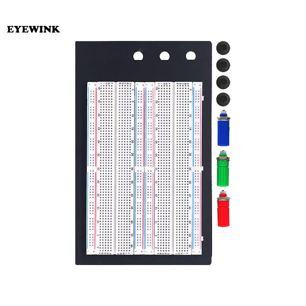 Solderless-Breadboard-Protoboard-4-Bus-Test-Circuit-Board-Tie-point ...