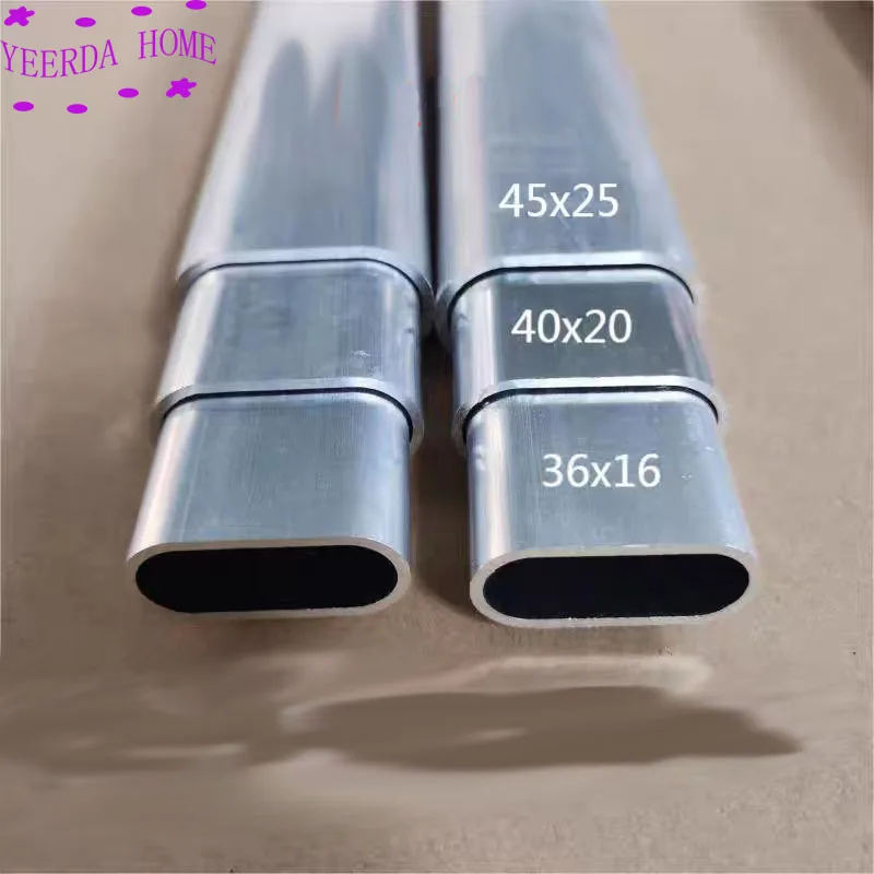 Aluminum-alloy-flat-oval-tube-Telescopic-sleeve-2Pcs-3Pcs-set-Aluminum ...
