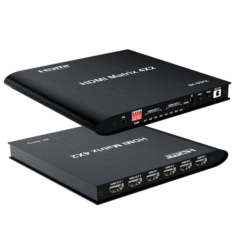 8K-60Hz-HDR-HDMI-True-Matrix-4x2-4K-120Hz-HDR-HDMI-2-1-Video-Matrix ...